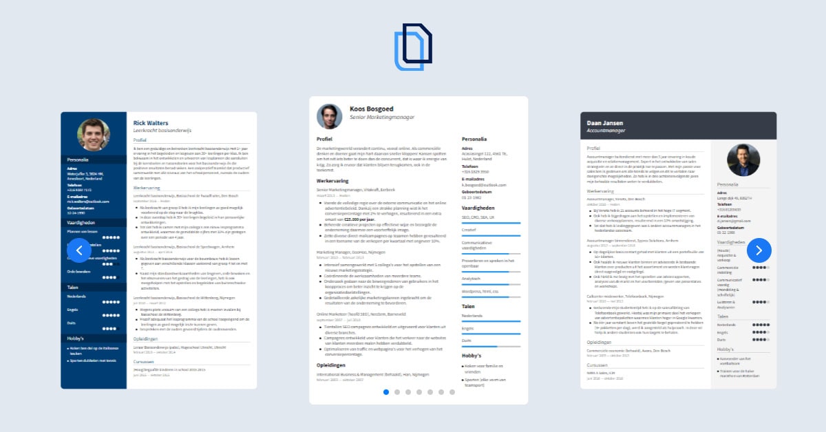 50+ bästa CV-exempel (gratis) | Ladda ner & redigera nu